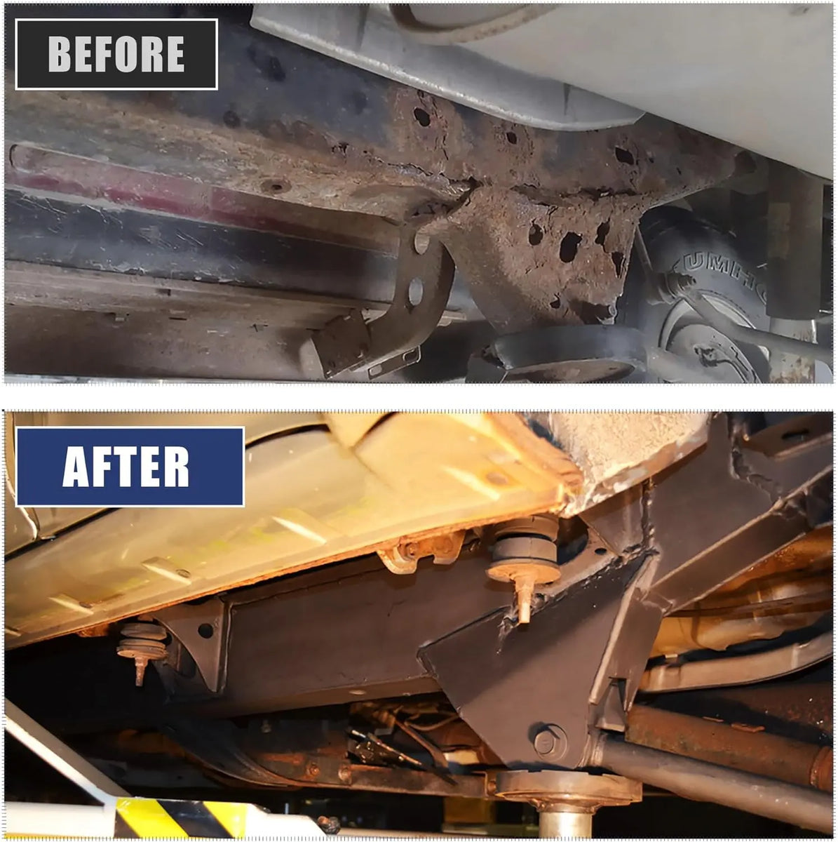 Mountainpeak Mid Rear Frame Rust Repair Fit for 1996-2002 Toyota 4 ...